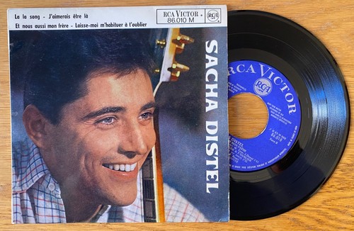 Sacha DISTEL "La La Song" 45t Original BIEM EX/EX | eBay
