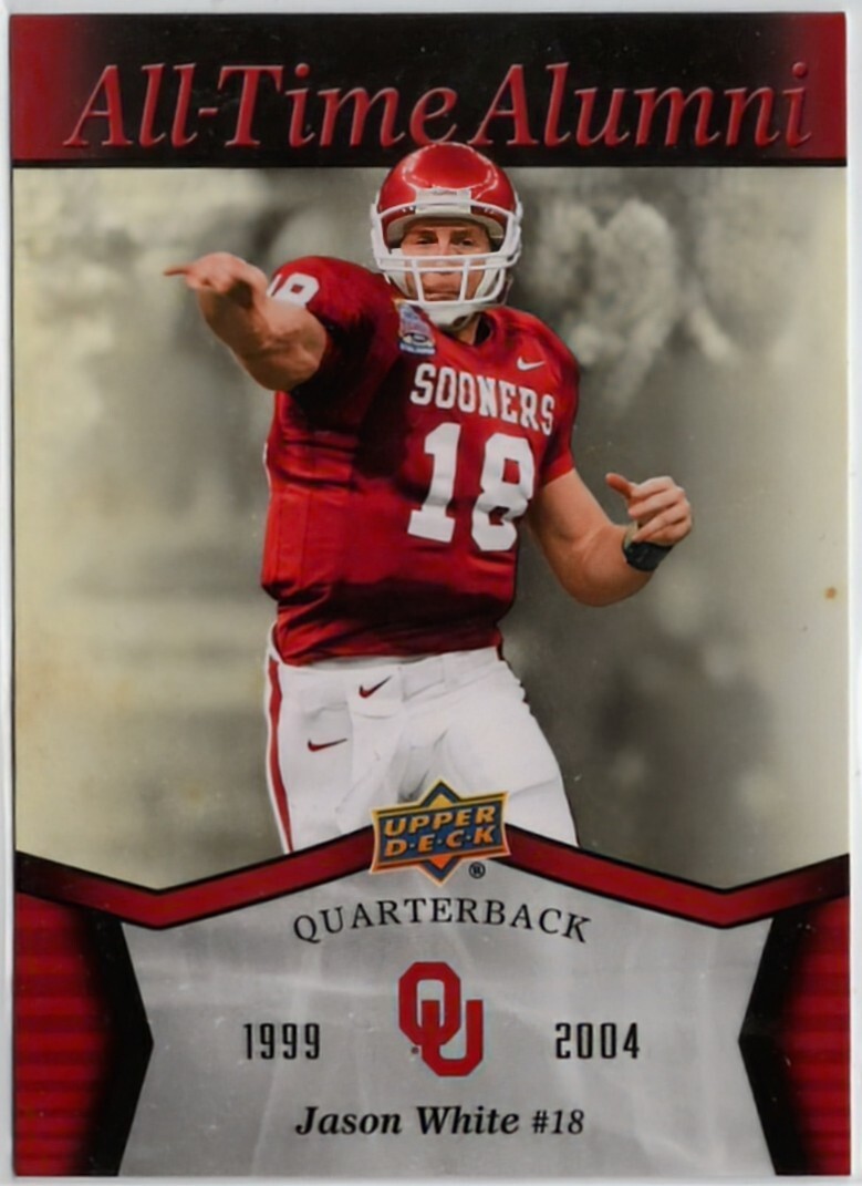 2011 Upper Deck Oklahoma All-Time Alumni #ATA-WH Jason White Card #ATA ...