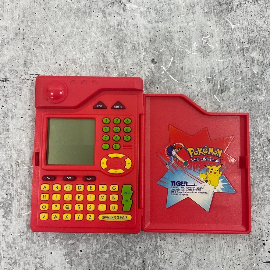 Vintage 1998 Pokedex Pokémon Nintendo Tiger Electronics Handheld Toy | eBay