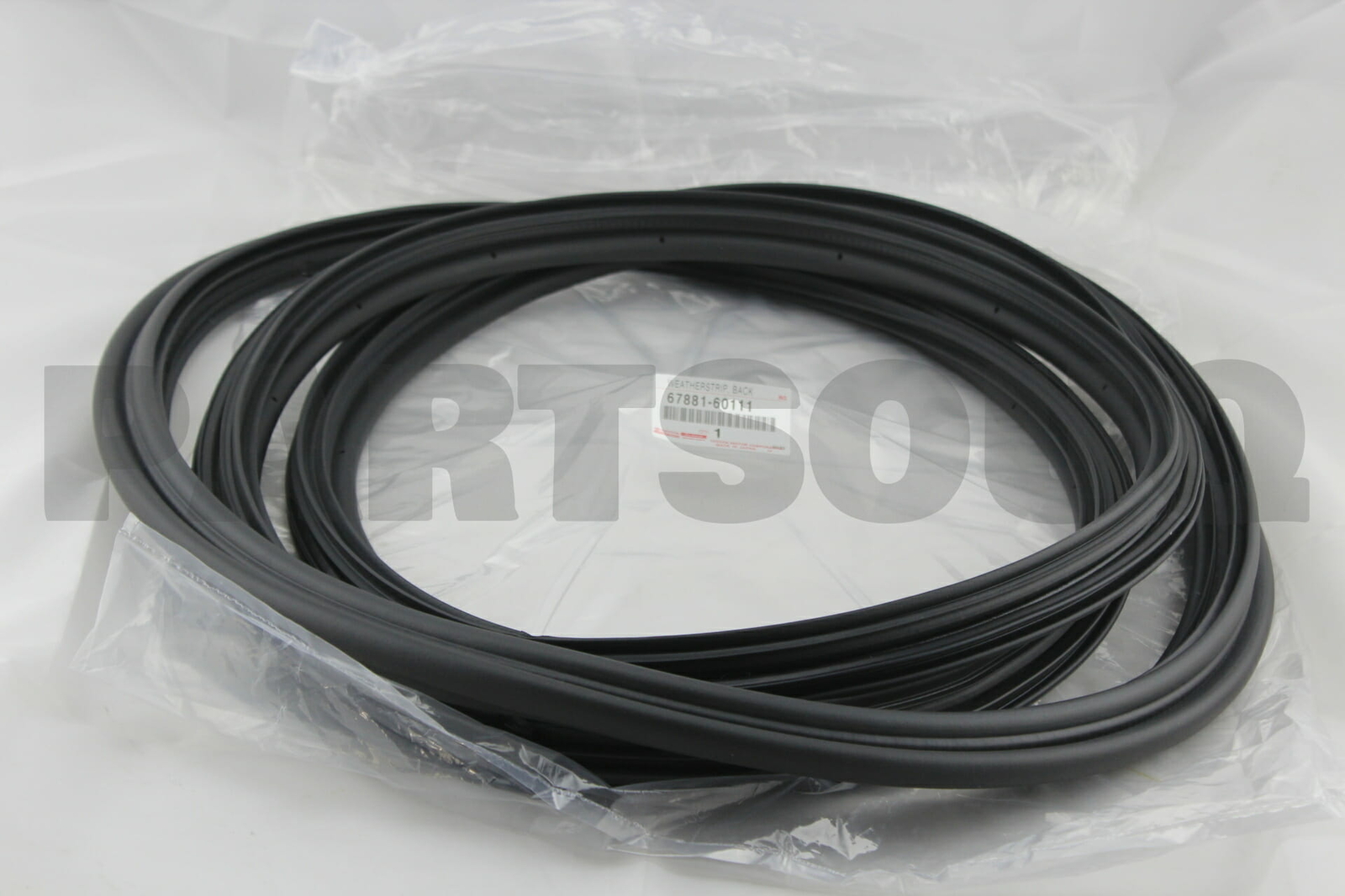 6788160111 Genuine Toyota WEATHERSTRIP, BACK DOOR 67881-60111 | eBay