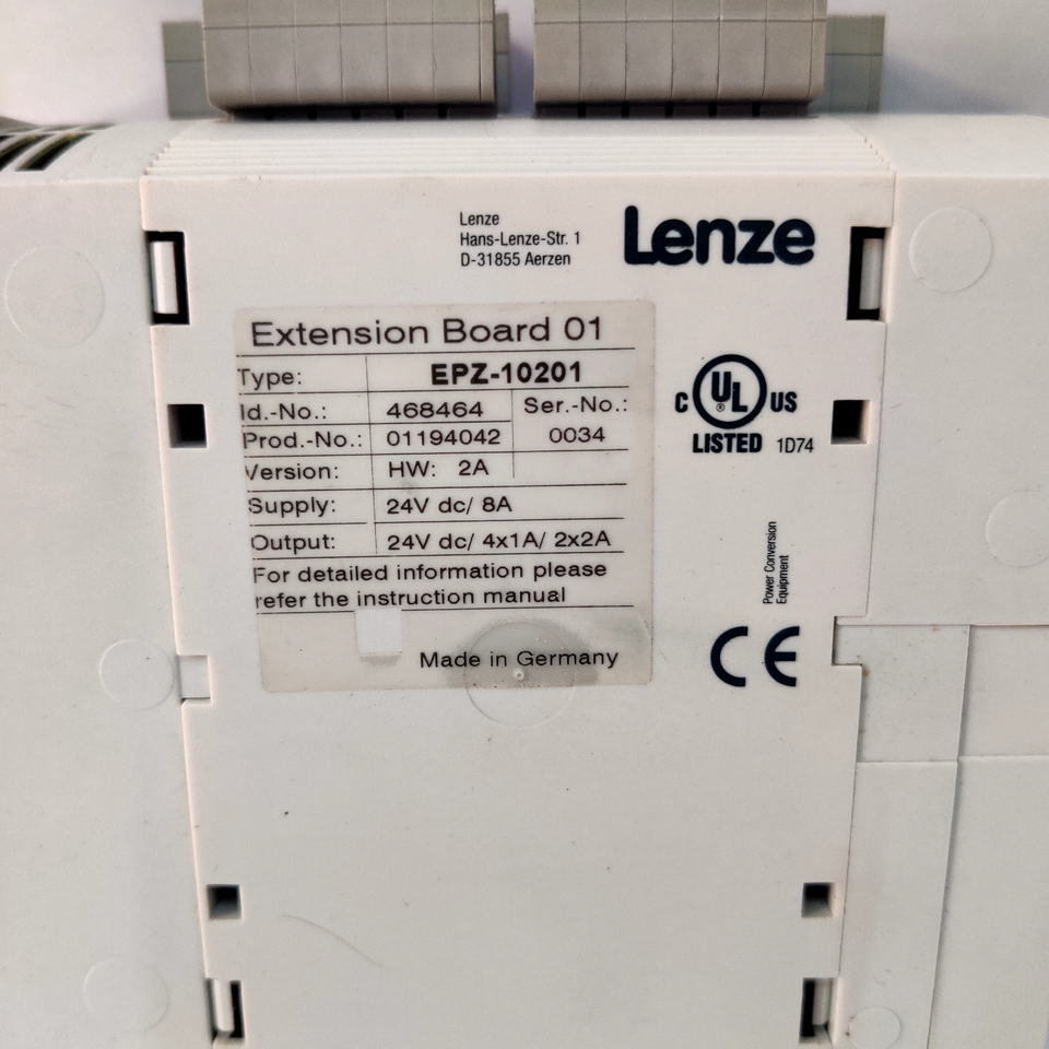 Lenze Drive PLC EPL Extension Board 01 EPZ 10201 | eBay