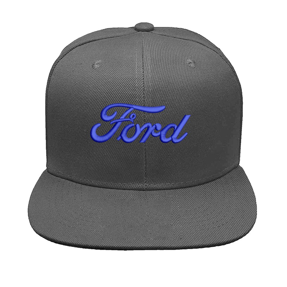 Ford Logo Embroidered Flexfit Fitted Baseball Cap Hat F-150 Mustang ...
