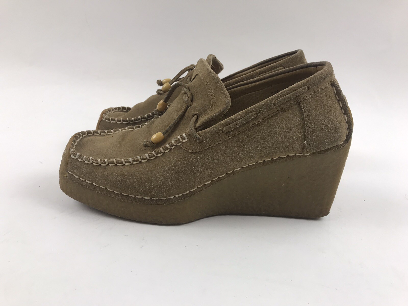 CANDIES Shoes Women's Size 6.5 Moss Green Suede Leath… - Gem