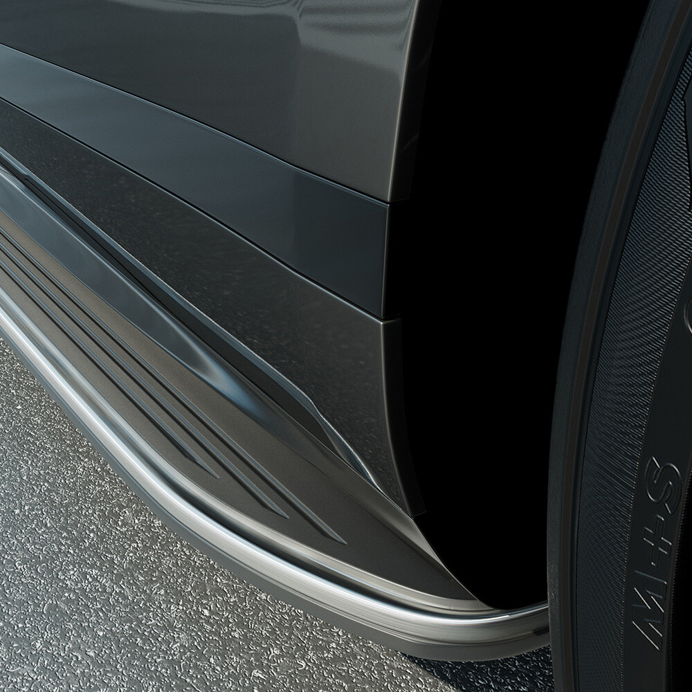 RANGE ROVER EVOQUE L538 DYNAMIC Models Side Steps Running Boards HAWKE ...