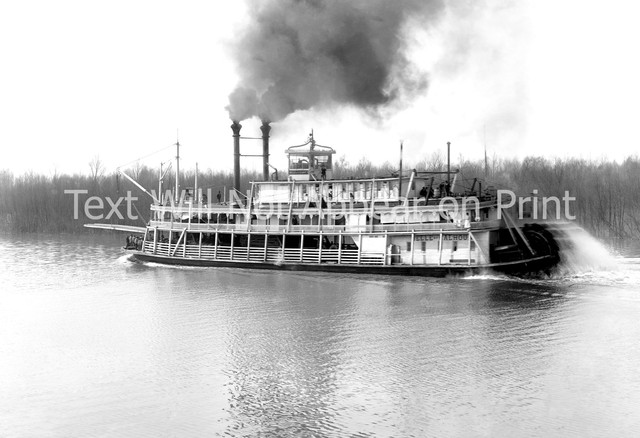 1906 Mississippi River Boat Memphis Tennessee Vintage Old Photo 13" X ...