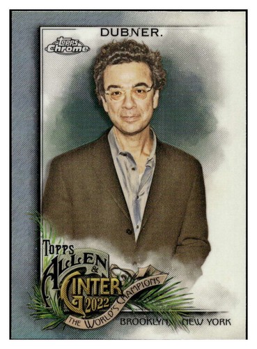 STEPHEN DUBNER 2022 Topps Allen Ginter Chrome Refractor #284 Author NM+ ...