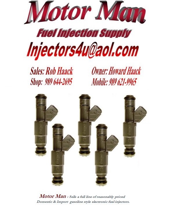 Motor Man - Bosch Fuel Injector Set of 5 0280155702 35077080 Volvo 850 ...