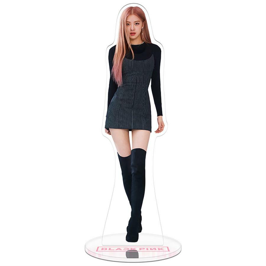 2020 KPOP BP Bpink Acrylic Figure Doll LISA ROSE Desktop Standee Action ...