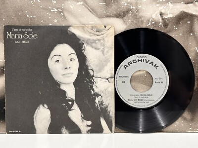 Maria Sole - Moi Meme (Me Same) Part I E II 7 " 45 RPM Ex NM 1981 ...