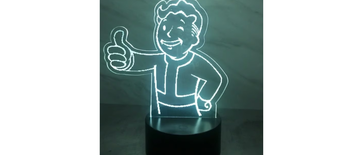 Fallout Vault Boy LED Light Lamp Collectible Gift Kids Toys Home Decor ...