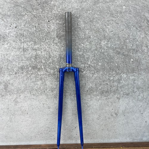Vintage Reynolds 531 Butted Fork 700c 1" Threadless Blue 8.5" Steerer Lugged | eBay