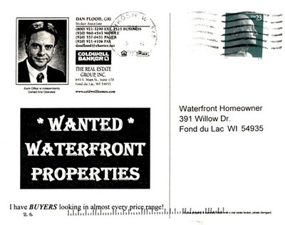 Dan Flood - Waterfront Properties Specialist, Fond du Lac, WI 2002 ...