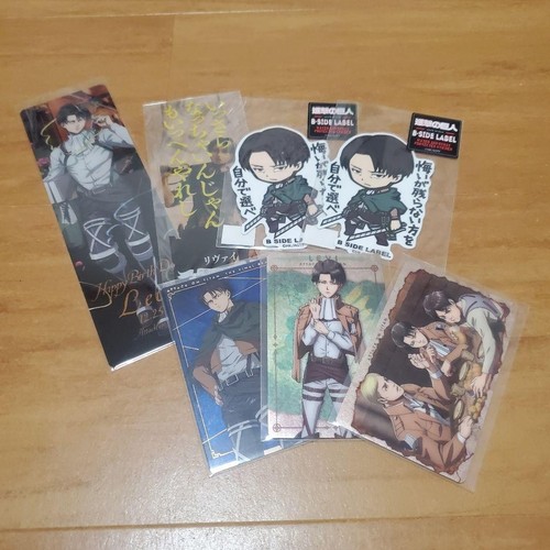 Attack On Titan Levi Sticker Card Bookmark Bonus | eBay