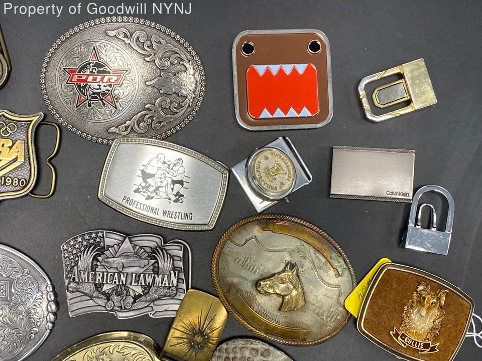 8.1lbs Assorted Vintage/Modern Belt Buckles Collection Lot Grab Bag | eBay