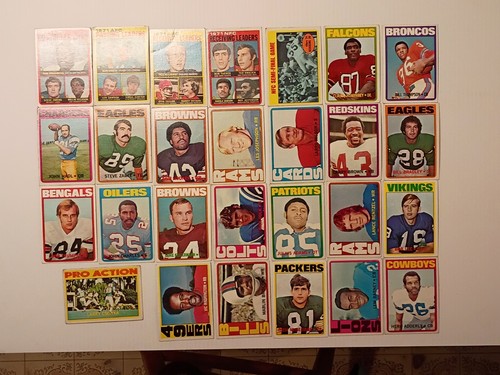1972 topps football 92 CARD LOT | eBay