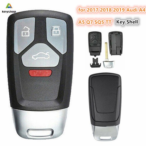 for 2017 2018 2019 Audi A4 A5 Q7 SQ5 TT Smart Remote Key Shell Case Fob ...