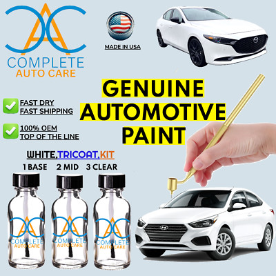 FORD CODE: UG White Platinum Any Year Any Model-Touch Up Paint Kit ...