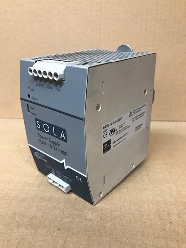 SOLA HD SDN10-24-100P AC/DC Power Supply Single-OUT 24V 10A 240W | eBay