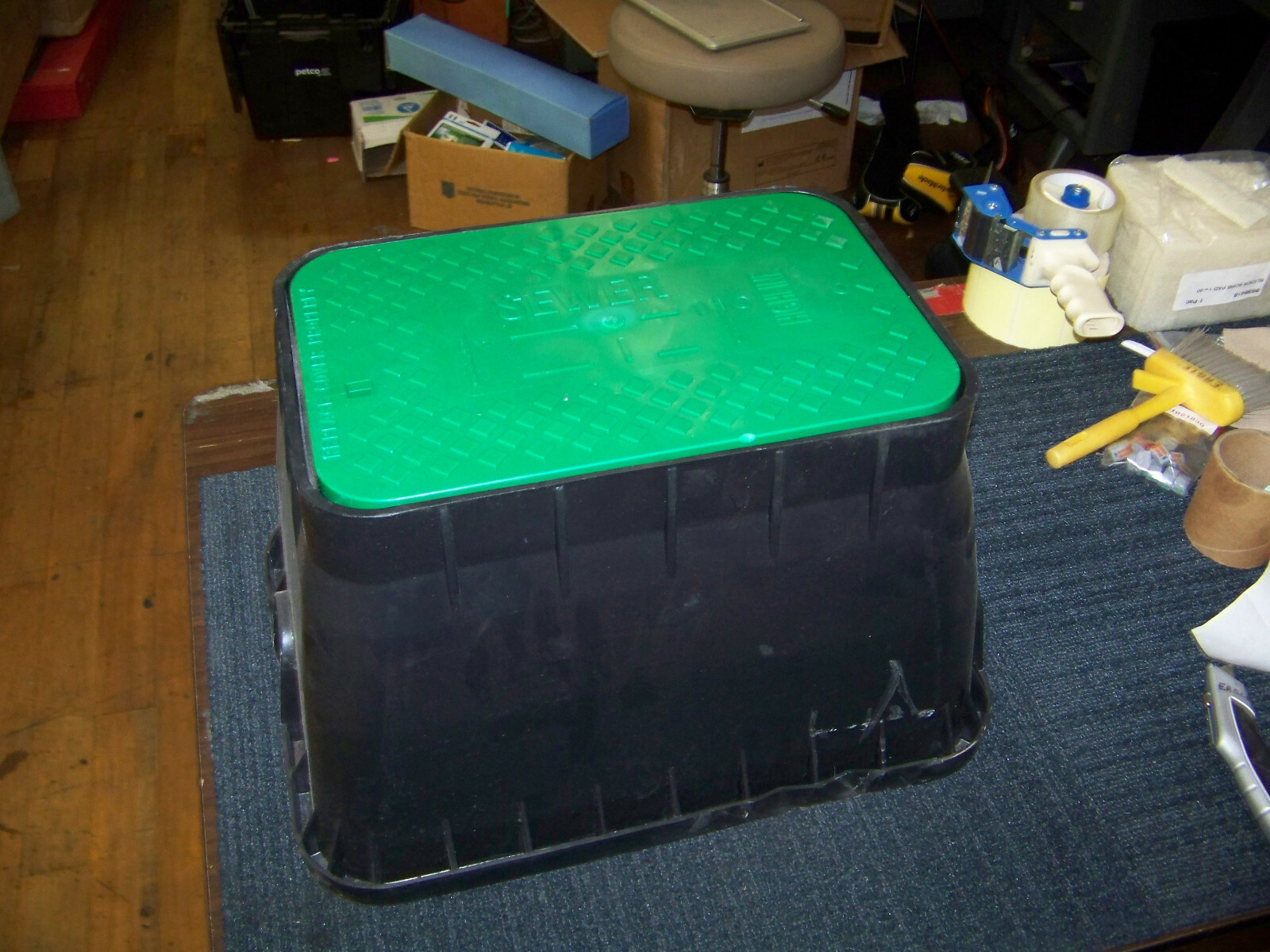 Superflexon valve cover box 28 each cover lid green highline 100 each ...