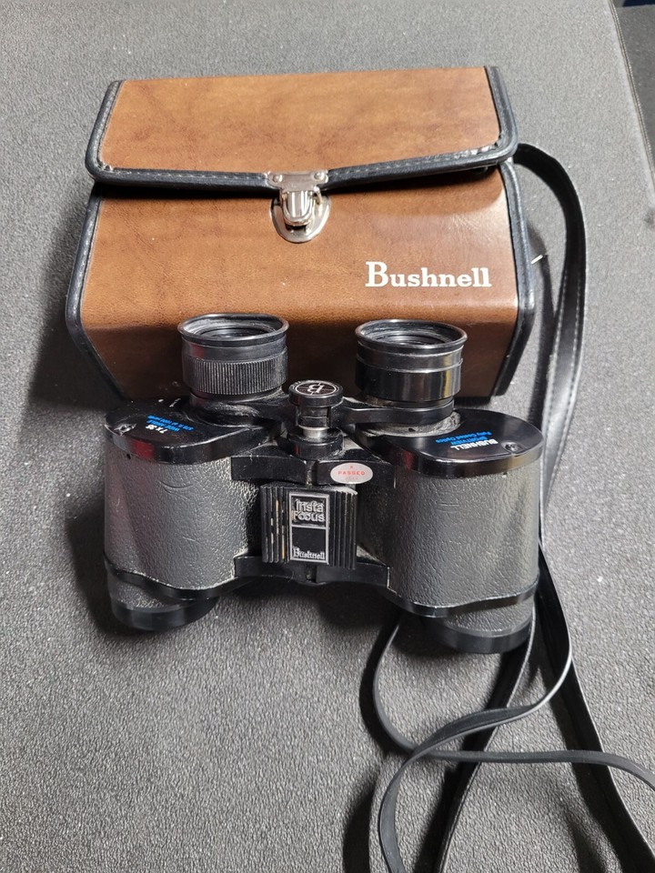 Vintage Bushnell Ensign 7x35 Binoculars Fully Coated Optics Insta Focus ...