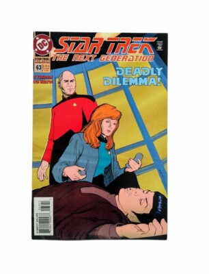 STAR TREK THE NEXT GENERATION DEADLY DILEMMA! COMIC BOOK #63 DC COMICS ...