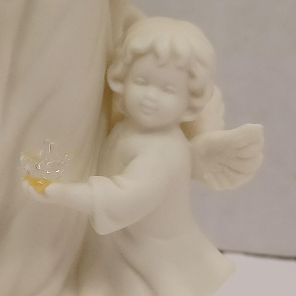 PartyLite Angel of Hope Taper Candle Holder Bisque P7638 Retired w/Box ...