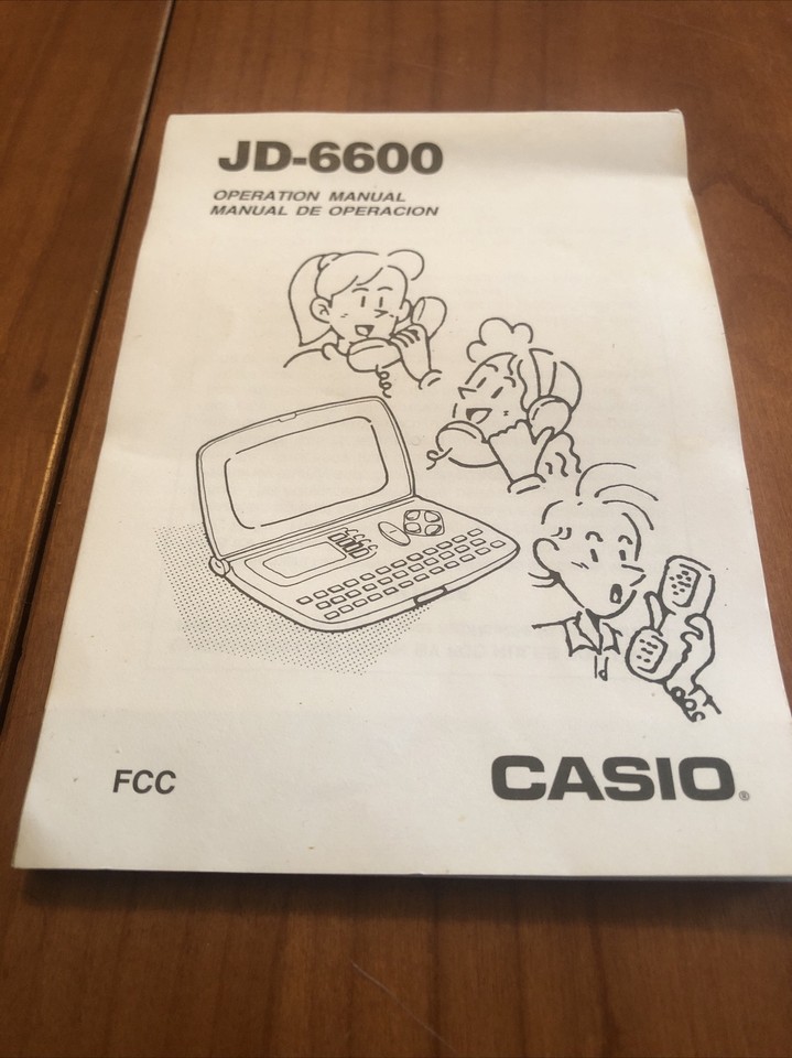 RARE PERFECTLY WORKING JD-6600 Casio My Super Magic Diary Pet Action | eBay
