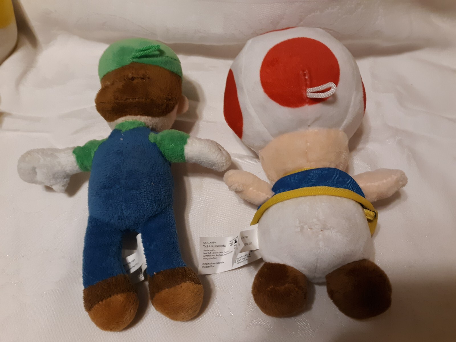 Lot 9 Super Mario Plush Stuffed Luigi Yoshi Koopa Troopa, Toads, 2 ...