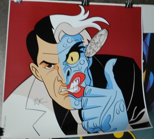 TWO FACE BATMAN THE ANIMATED SERIES BTAS BRUCE TIMM SIGNED WB ...