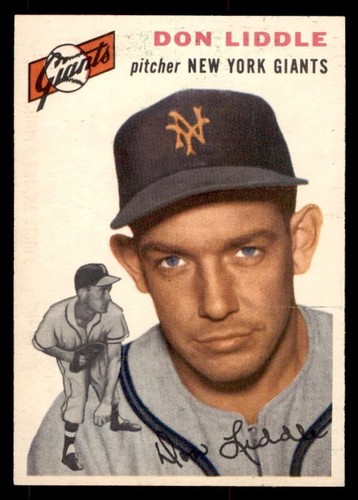 1954 Topps Baseball #225 Don Liddle NM/MT *g1 | eBay