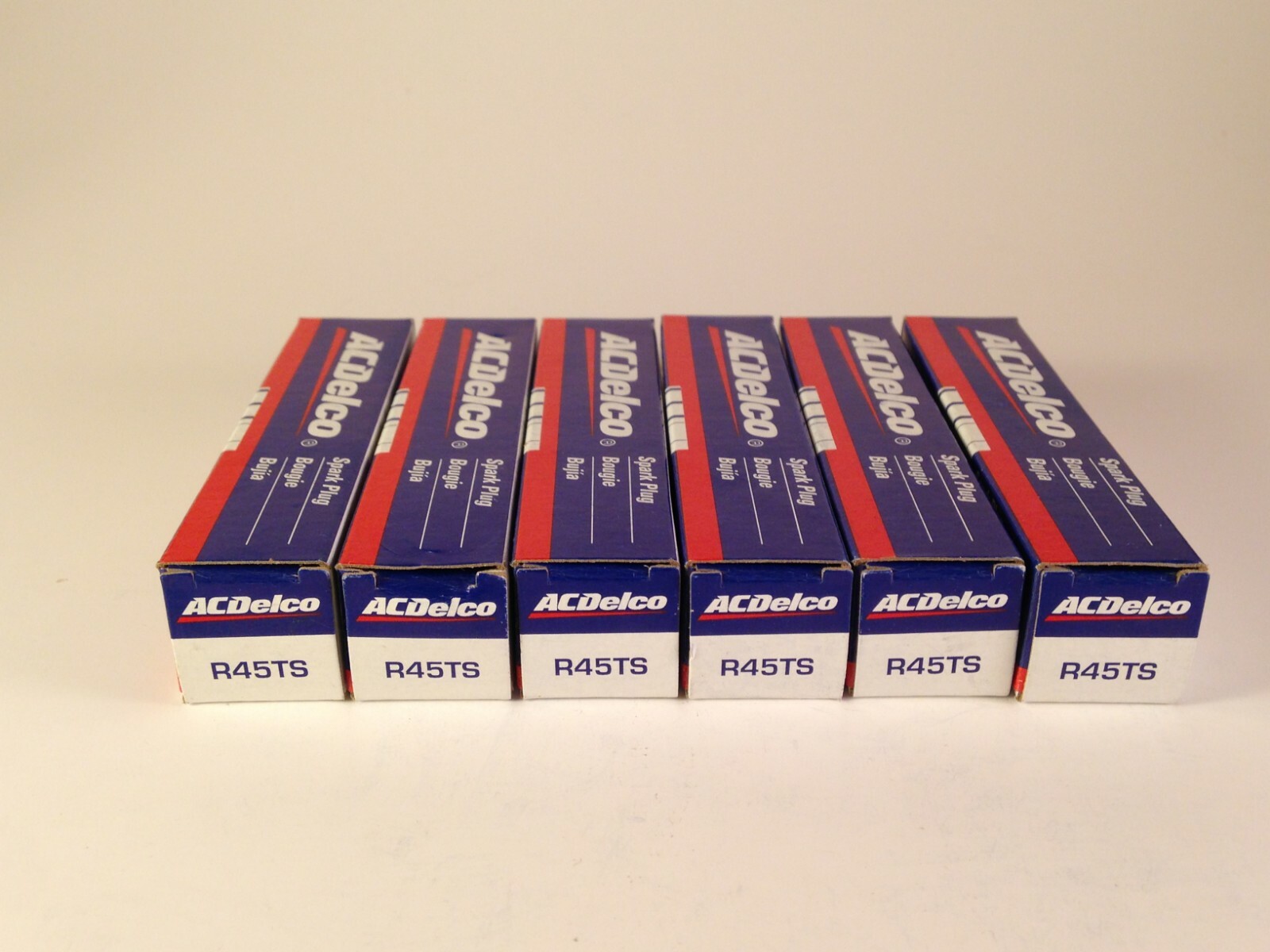 AcDelco Spark Plug R45TS in Original Box LOT OF 6 Spark Plugs New Old ...
