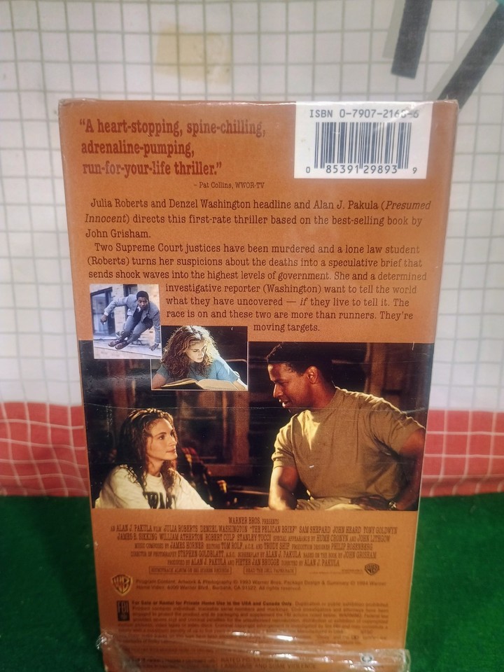The Pelican Brief (VHS, 1994) 85391298939| eBay