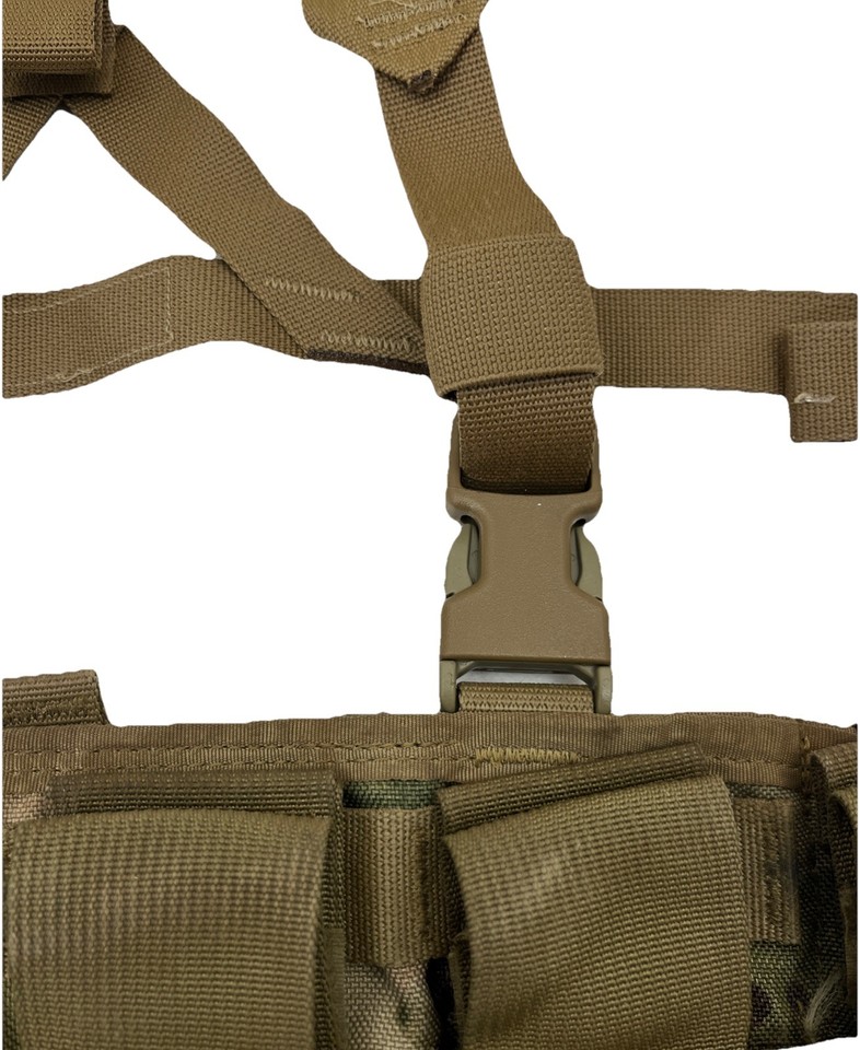 US Army OCP Multicam Molle II Tactical Assault Panel TAP Chest W/Coyote ...