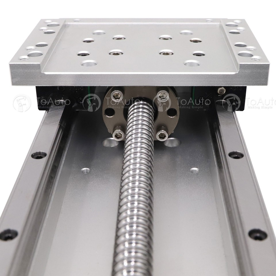 100-1000mm Linear Rail Sliding Table Cross Slide Module SFU1605 XYZ ...