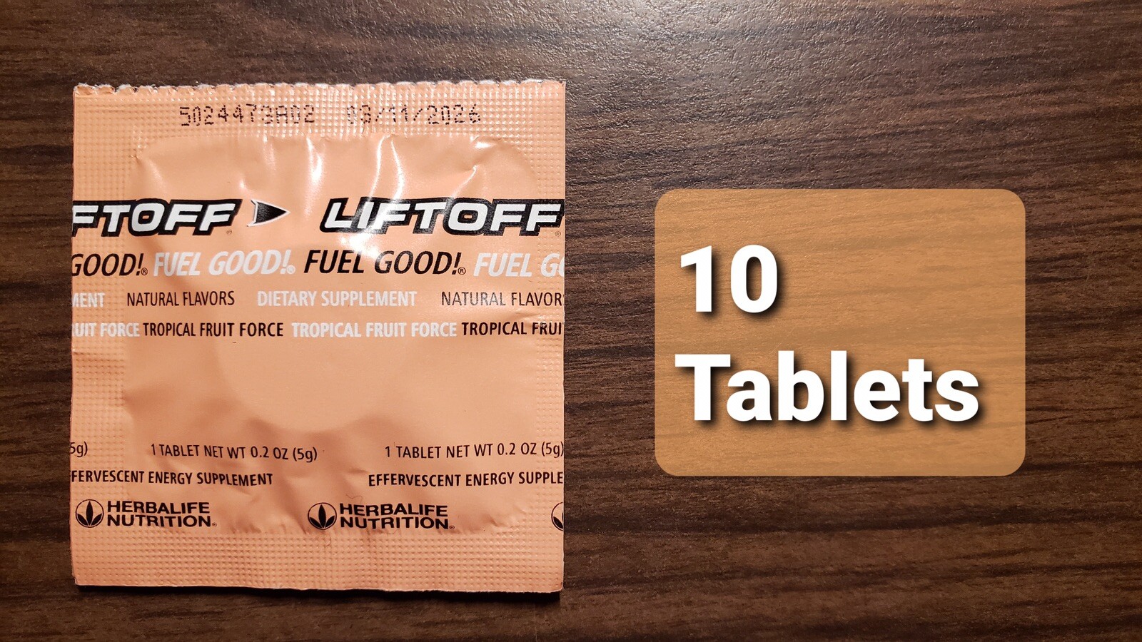 Herbalife Liftoff Tropical Fruit Force Tablets 10 Count | eBay