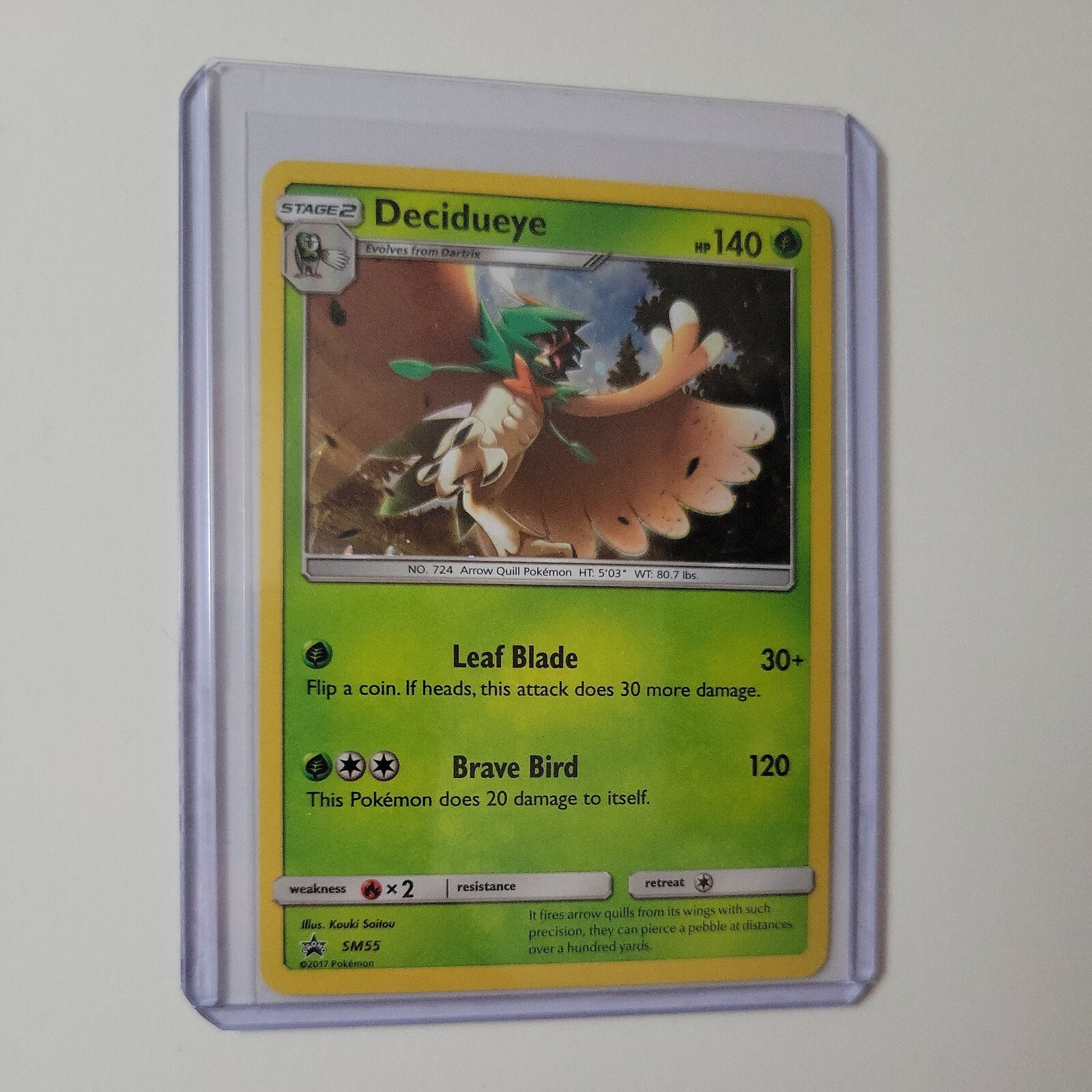 Decidueye SM55 Pokémon TCG 2017 Black Star Promo Holo NM-M | eBay