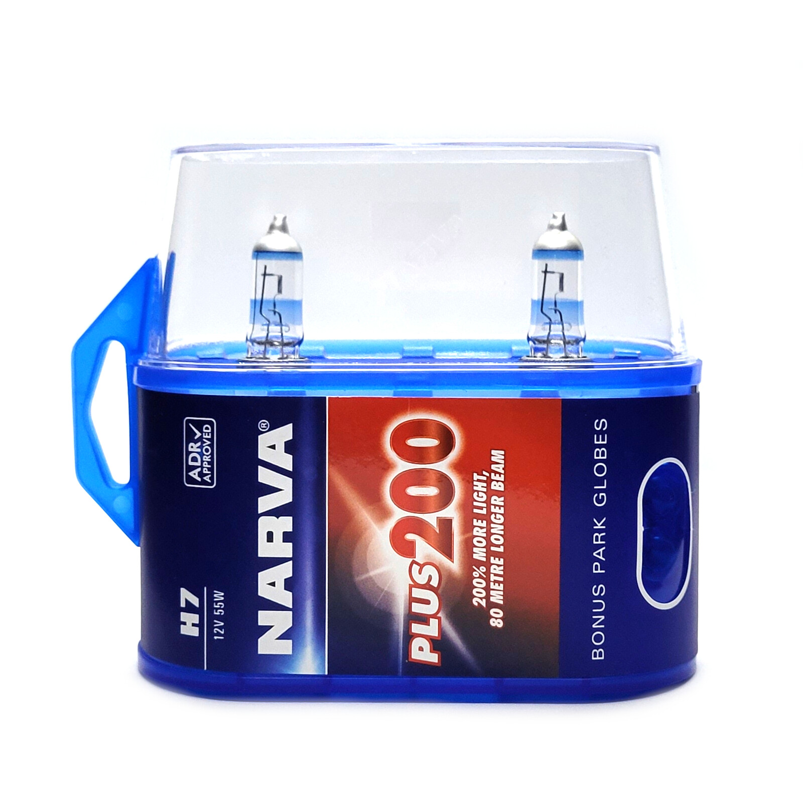 Narva H7 Halogen Globe Plus 200% Performance H7 12V 55W Pair BONUS ...