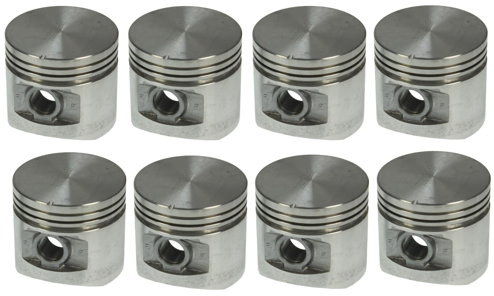 SEALED POWER Cast Flat Top Pistons/8 for 1955-1964 Ford Mercury 292 Y ...