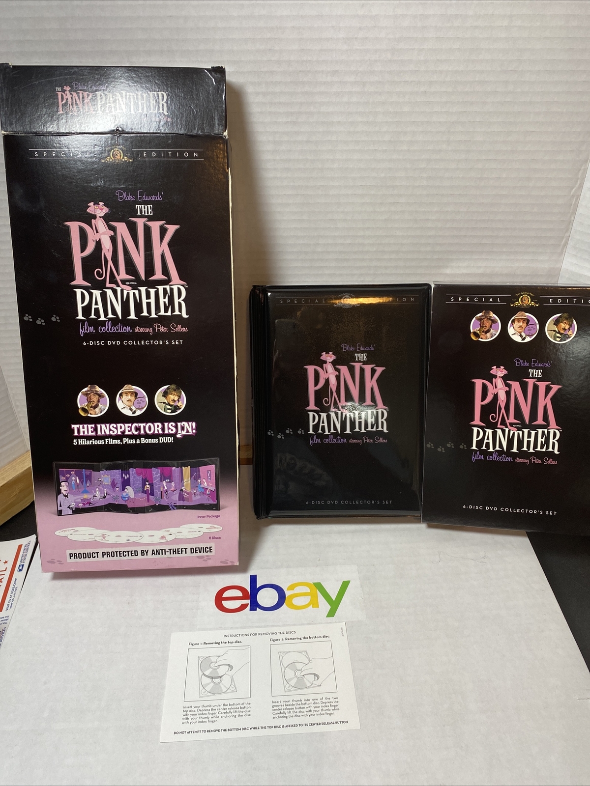 MGM Special Edition THE PINK PANTHER COLLECTION DVD 6 DISC Collection ...
