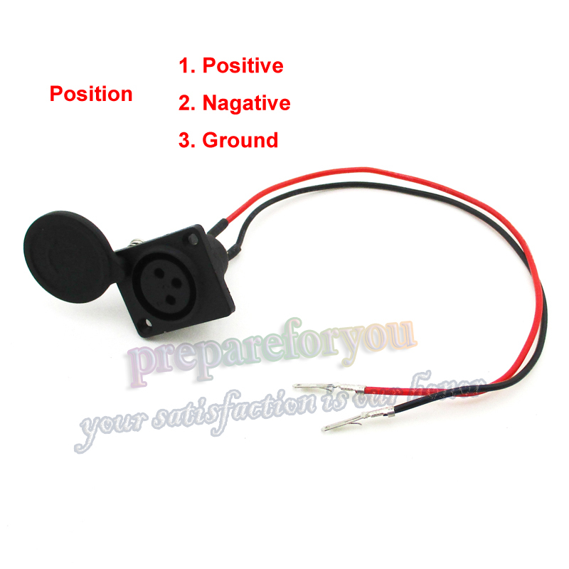 Dirt Rocket Bike XLR Charging Port Socket For MX500 MX650 Razor ...