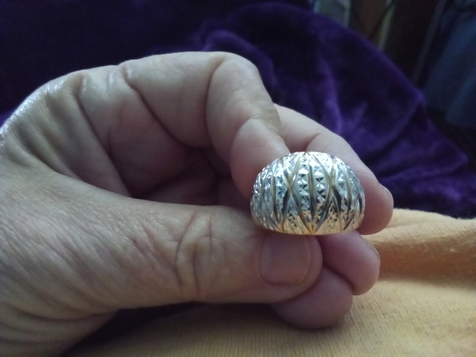 10kt Michael Anthony gold with diamond cut ring | eBay