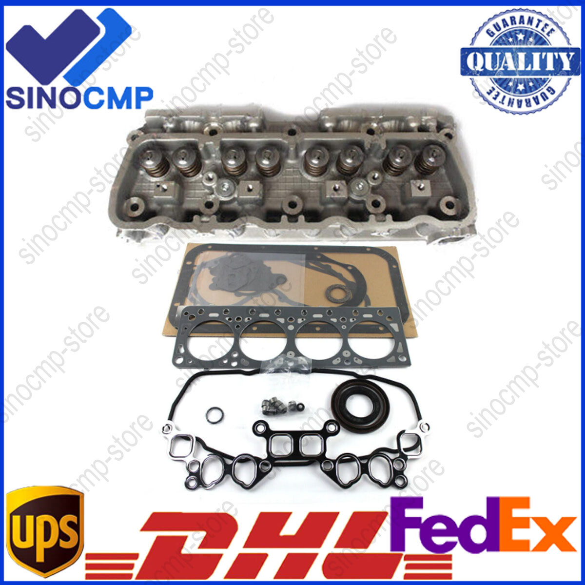 K21 K25 Engine Cylinder Head Assembly & Gasket Set For Nissan CHI52N ...