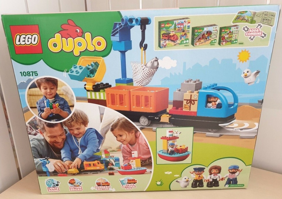 LEGO Duplo Cargo Train 10875 Lego Set Educational Gift 105 Pieces ...