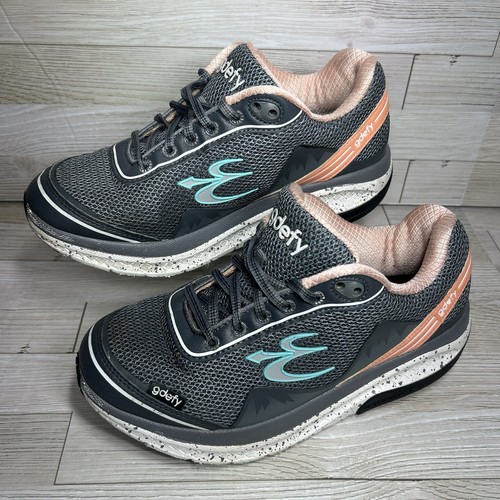 Womens GDEFY Gravity Defyer Mighty Walk Athletic Shoe Size 8 Dark Grey ...