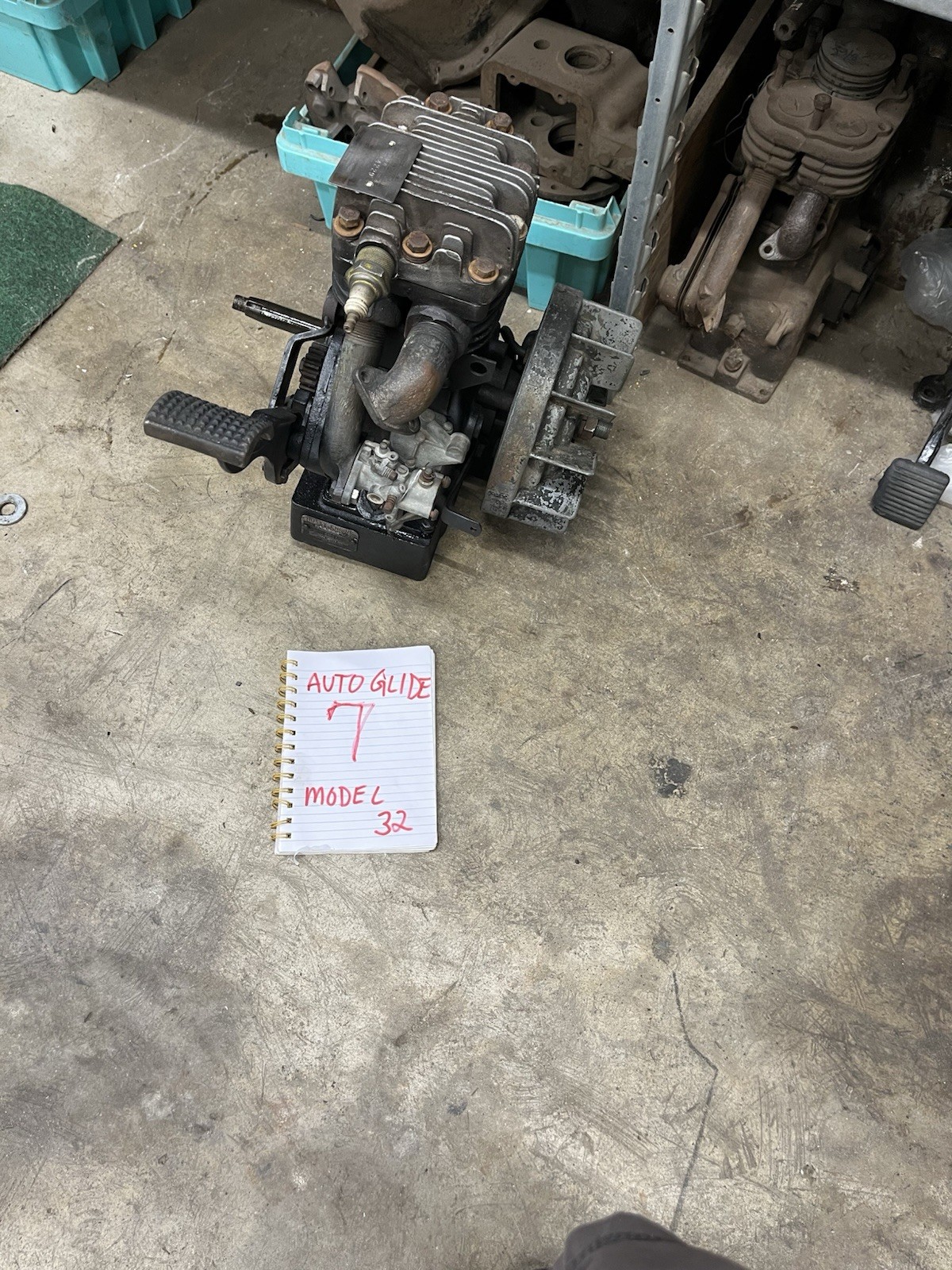 Rare Cushman Allstate Model 811.40 Motor Scooter Engine - PARTS OR ...