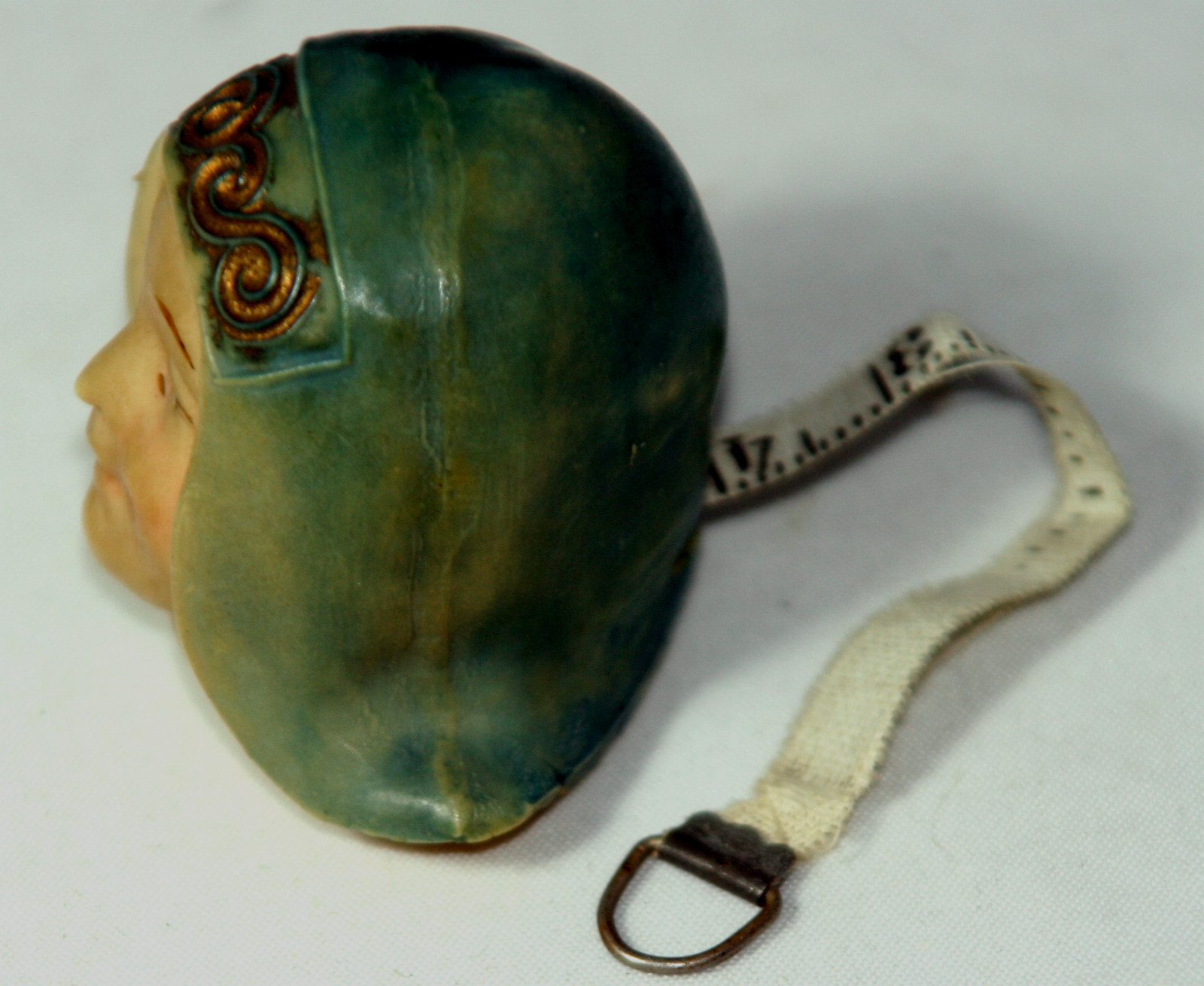 ANTIQUE c1930's ~~VICTORIAN NUN Tape Measure~~ Celluloid ,FIGURAL ...
