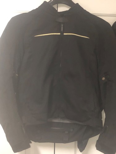 REAX ALTA BLACK/GRAY MESH MOTORCYCLE JACKET SIZE M | eBay