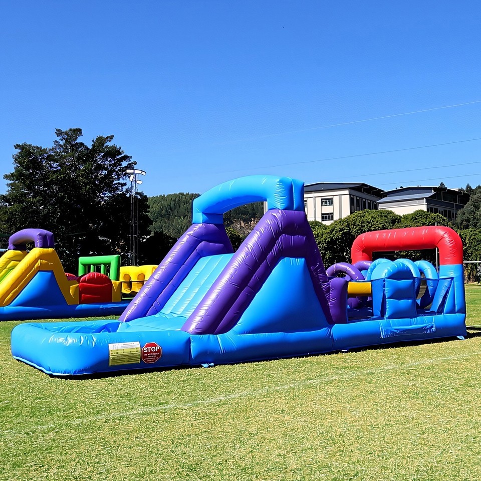 8-In-1 22FT Commercial PVC Inflatable Bounce House Obstacle Course ...