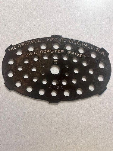 Griswold Oval Roaster Trivet #275 A | eBay