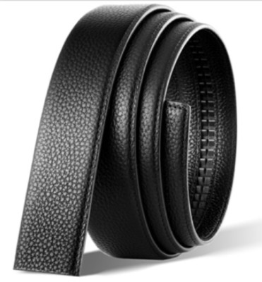 Septwolves Men Belt Cow Leather Auto Lock no Buckle 3.5cm black ...